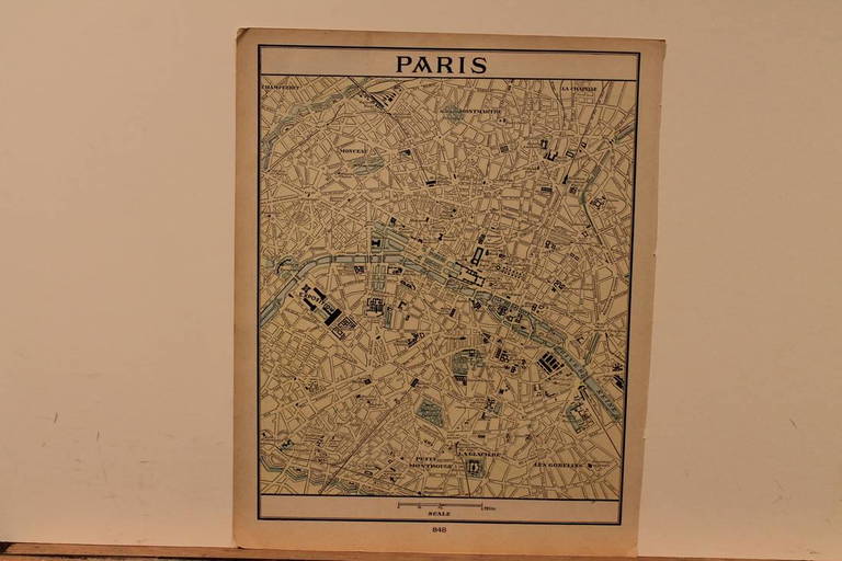 1897 Map Of Paris