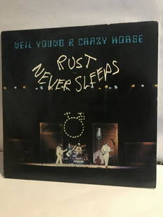 1979 Neil Young & Crazy Horse Live Rust Vinyl Album