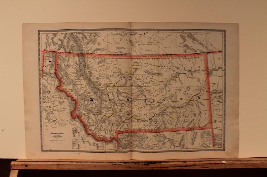 1894 Map Of Montana