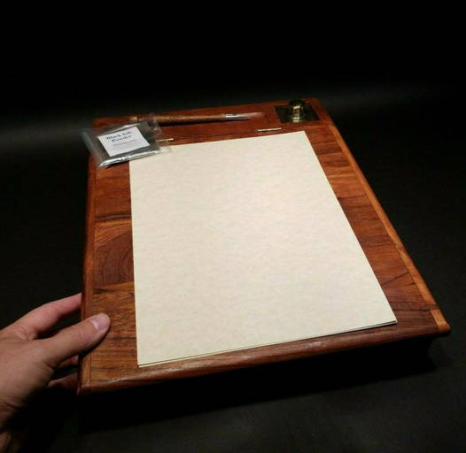 Writing Slope Desk Inkwell Set