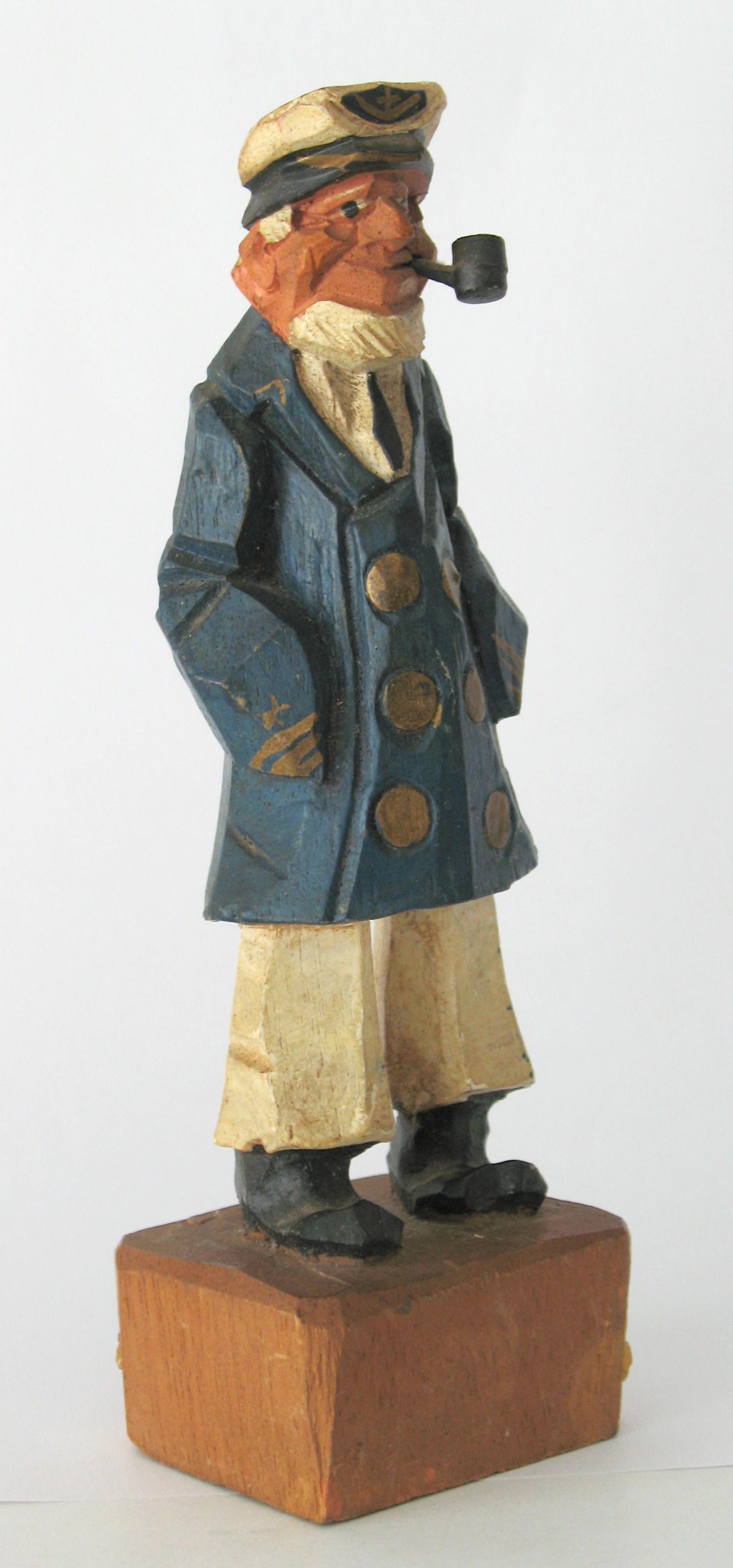 Vintage Wood Carving Of A Sea Captain. - Nov 26, 2020 | Jasper52 in NY