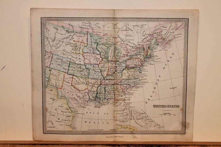 1860 Map Of The United States