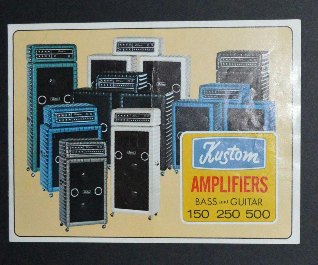 Vintage C 1972 Kustom Electronics Chanute Kansas Kustom