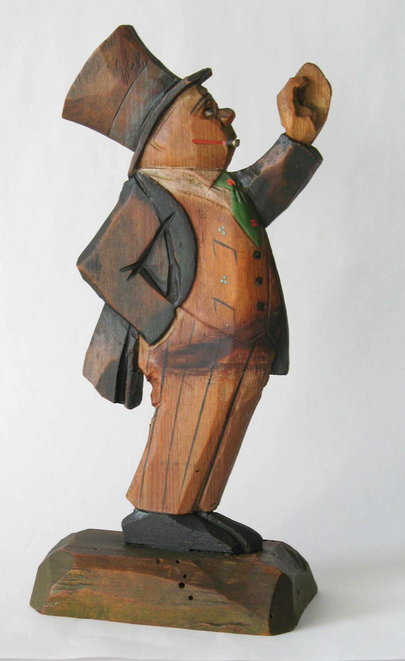Vintage wood carving of Mr. Jiggs. - Dec 03, 2020 | Jasper52 in NY