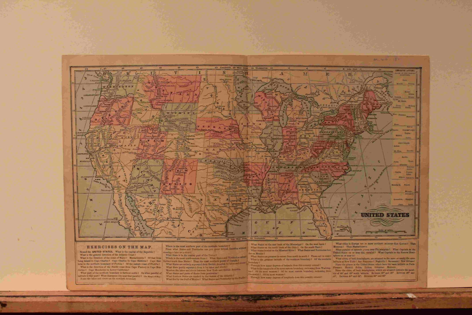 For Auction: 1871 Map of the US (#0081) on Dec 08, 2020 | Jasper52 in NY