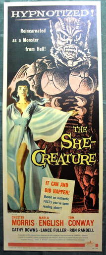 The She Creature (1956) Us Insert Movie Poster