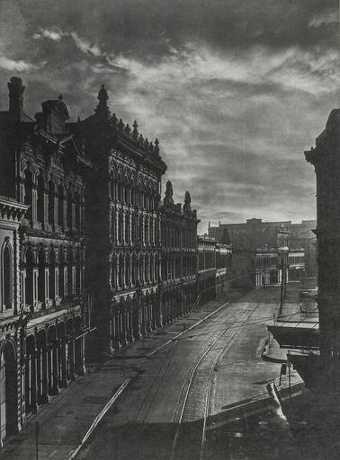 Minor White Front Street, Portland, Oregon, 1909