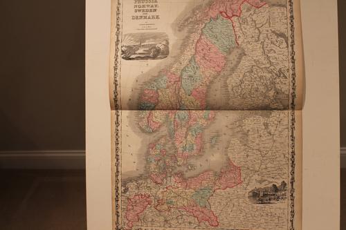 1864 Map of Prussia, Norway, Sweden and Denmark - Dec 28, 2020 ...