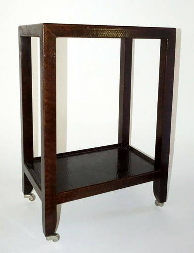 89 New York Snake Skin Table By Karl Springer