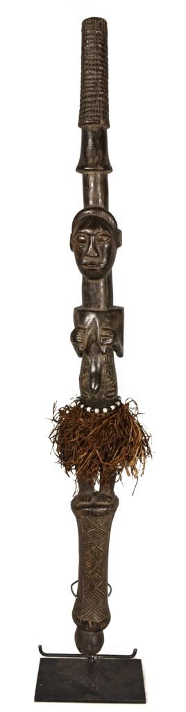 Ceremonial Staff – Beads, Raphia, Wood – Luba – Dr