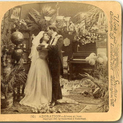 1901, 18 Stereoview Set; "love & Marriage"
