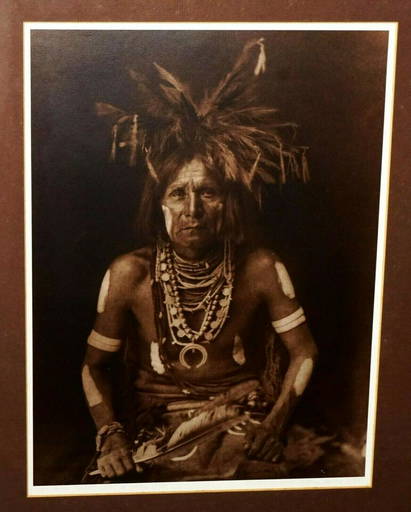 Photo Hopi Priest Edward Curtis By Jean Anthony Du Lac