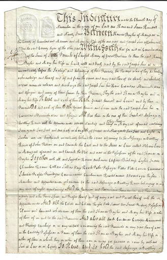 1795 English Indenture Mariner To Dyer