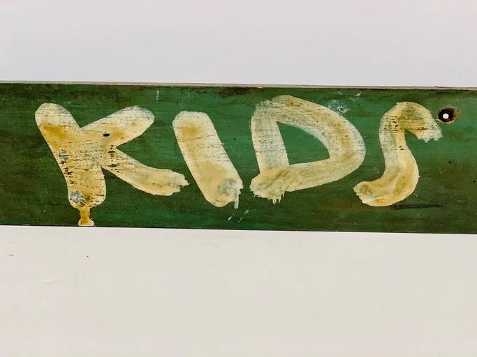 Kids Only Sign, C. 1950