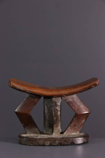 Okou / Dogon Wood Headrest Drc Congo African Art