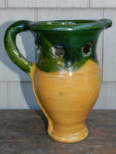 Redware Puzzle Jug