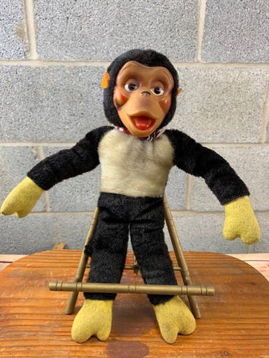 1966 Rubber Face Monkey Carnival Prize Plush