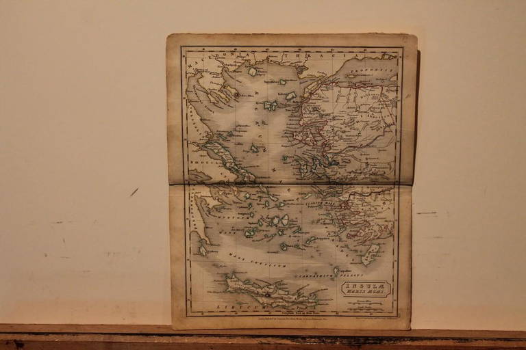 1828 Map Of Ancient Greek Isles