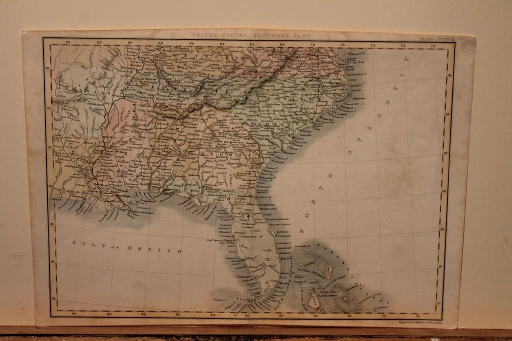 1812 Map Of Us Southern States