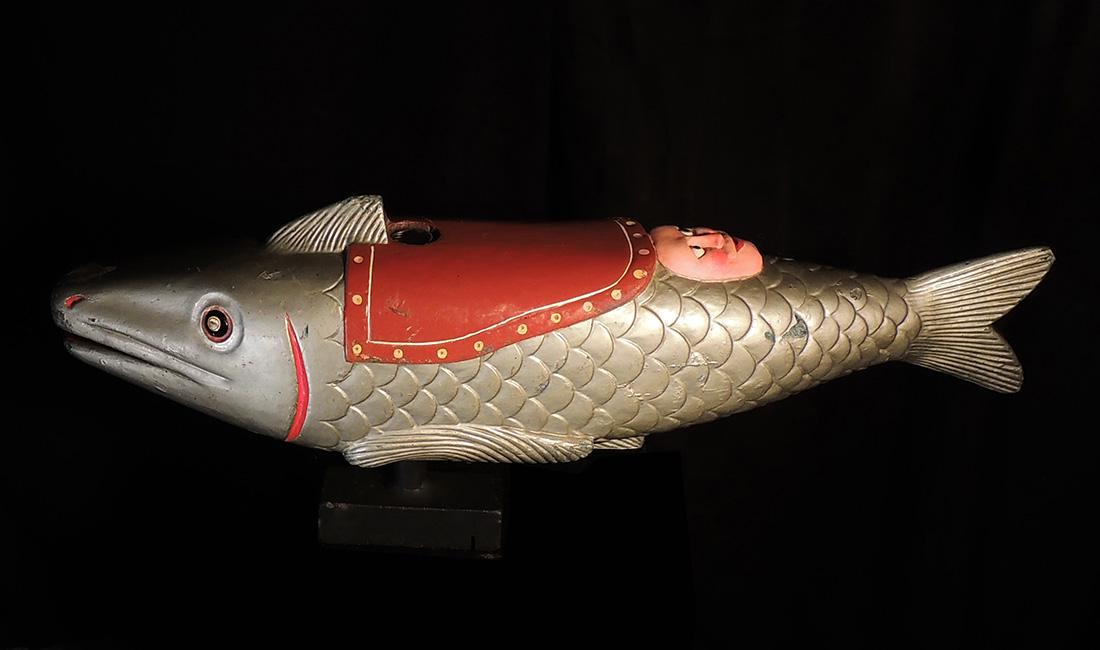 For Auction: Unusual Toddlers Fish Carousel Figure (#0377) on Mar 25 ...