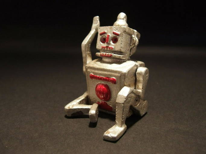 Mini Cast Iron Silver Robert the Robot Toy Paperweight - Apr 13, 2021 ...