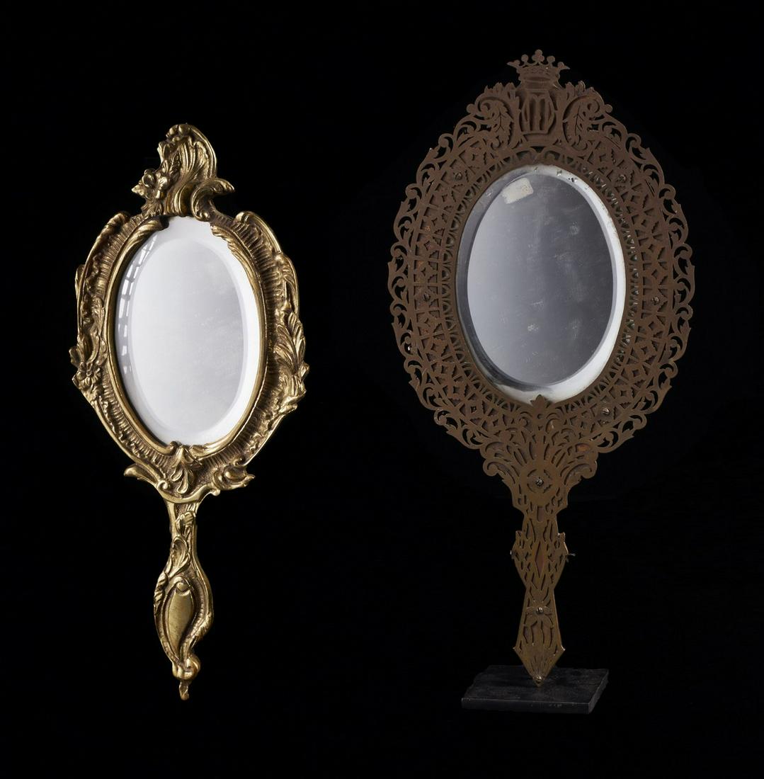 Set Of 2 Elegant Handmirror