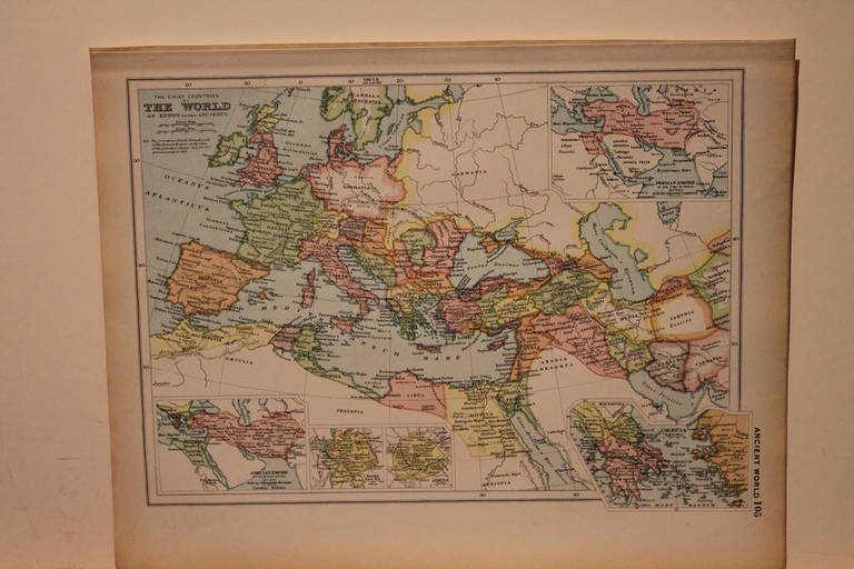 1892 Map Of The Ancient World