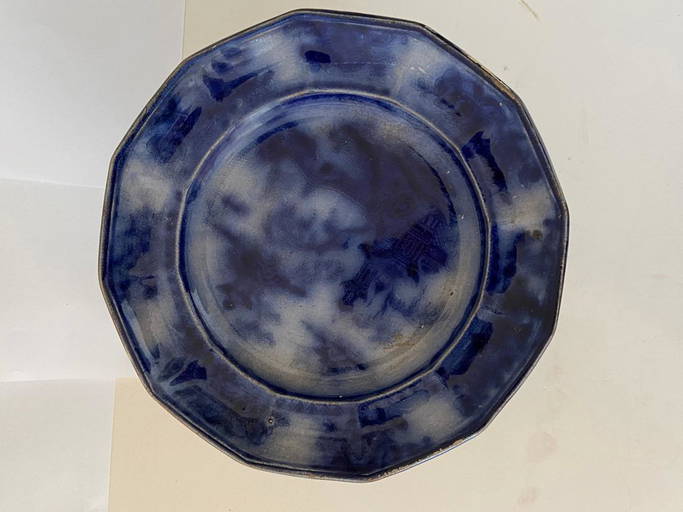 Flow Blue Plate
