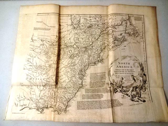 1752 Four Section Maps North America