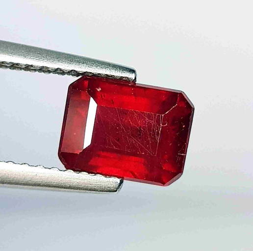 2.27 Ct Natural Ruby Octagon Cut