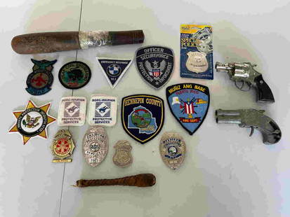 Vintage Leather Police Sap