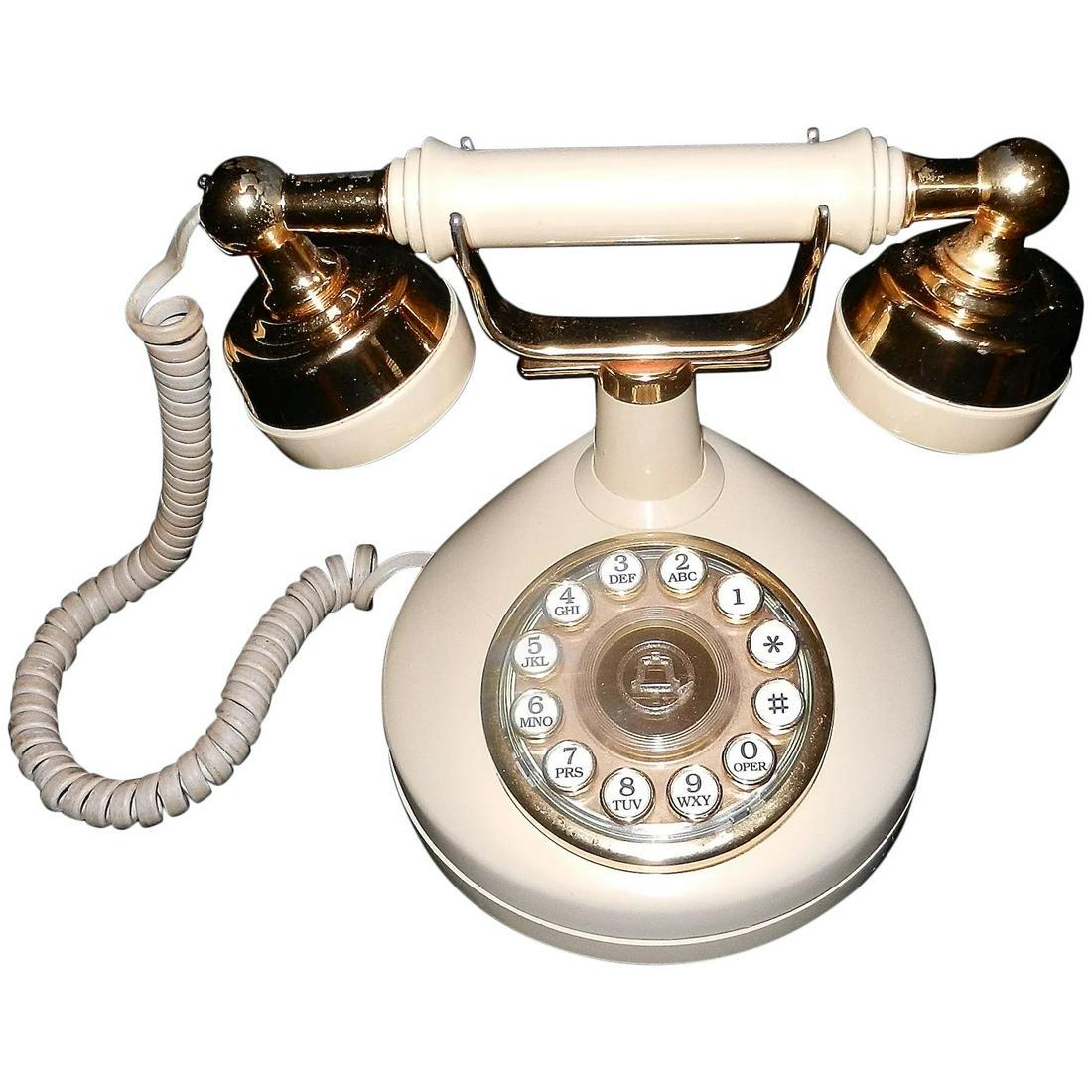 Vintage Western Electric French Style Push Button Phone