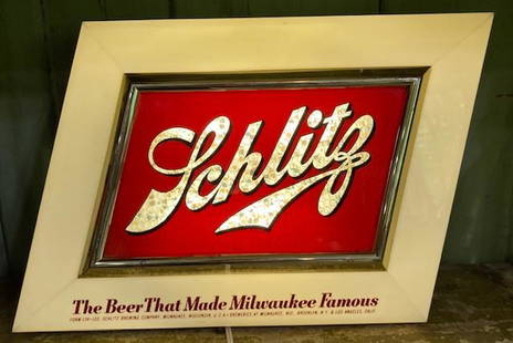 Breweriana, Hamm's Beer Lighted Motion Sign W/rotating