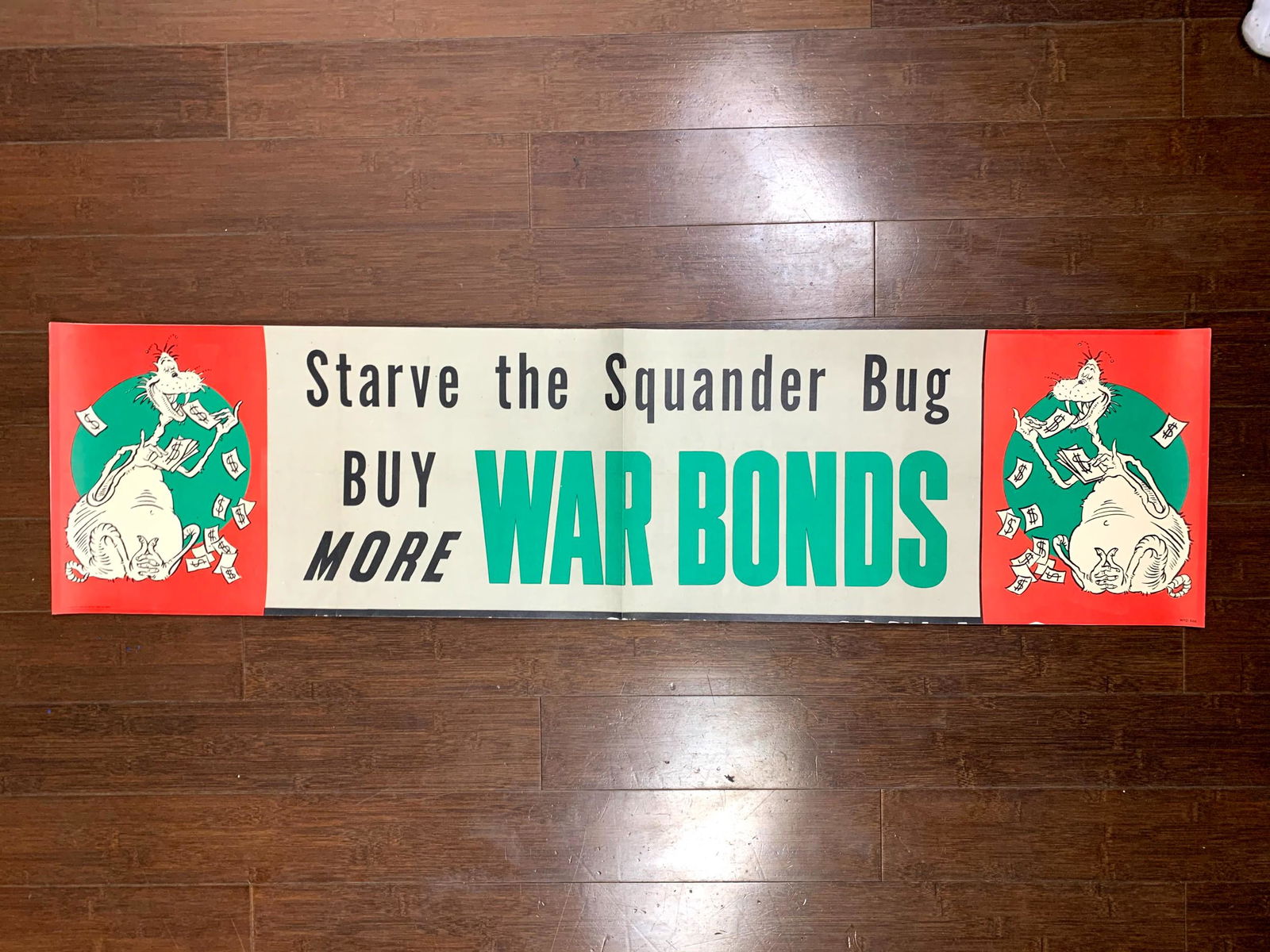 Starve The Squander Bug Dr. Seuss Artwork (1945)