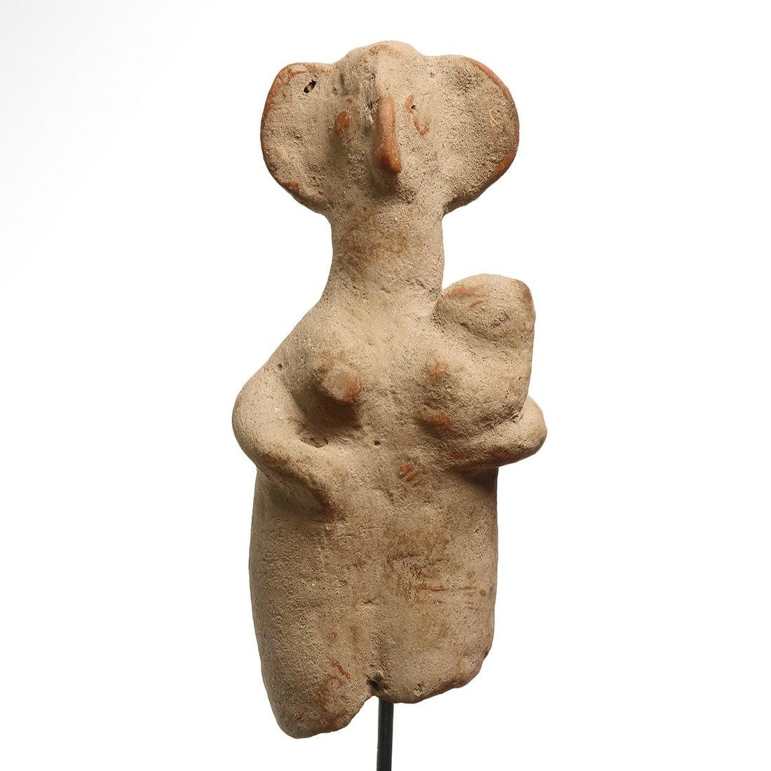 Syro Hittite Terracotta Mother Goddess With Child