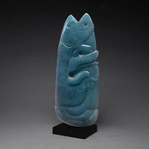 Olmec Blue Jade Ceremonial Celt