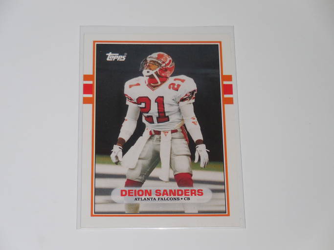 1989 Topps Traded Deion Sanders Rookie Card