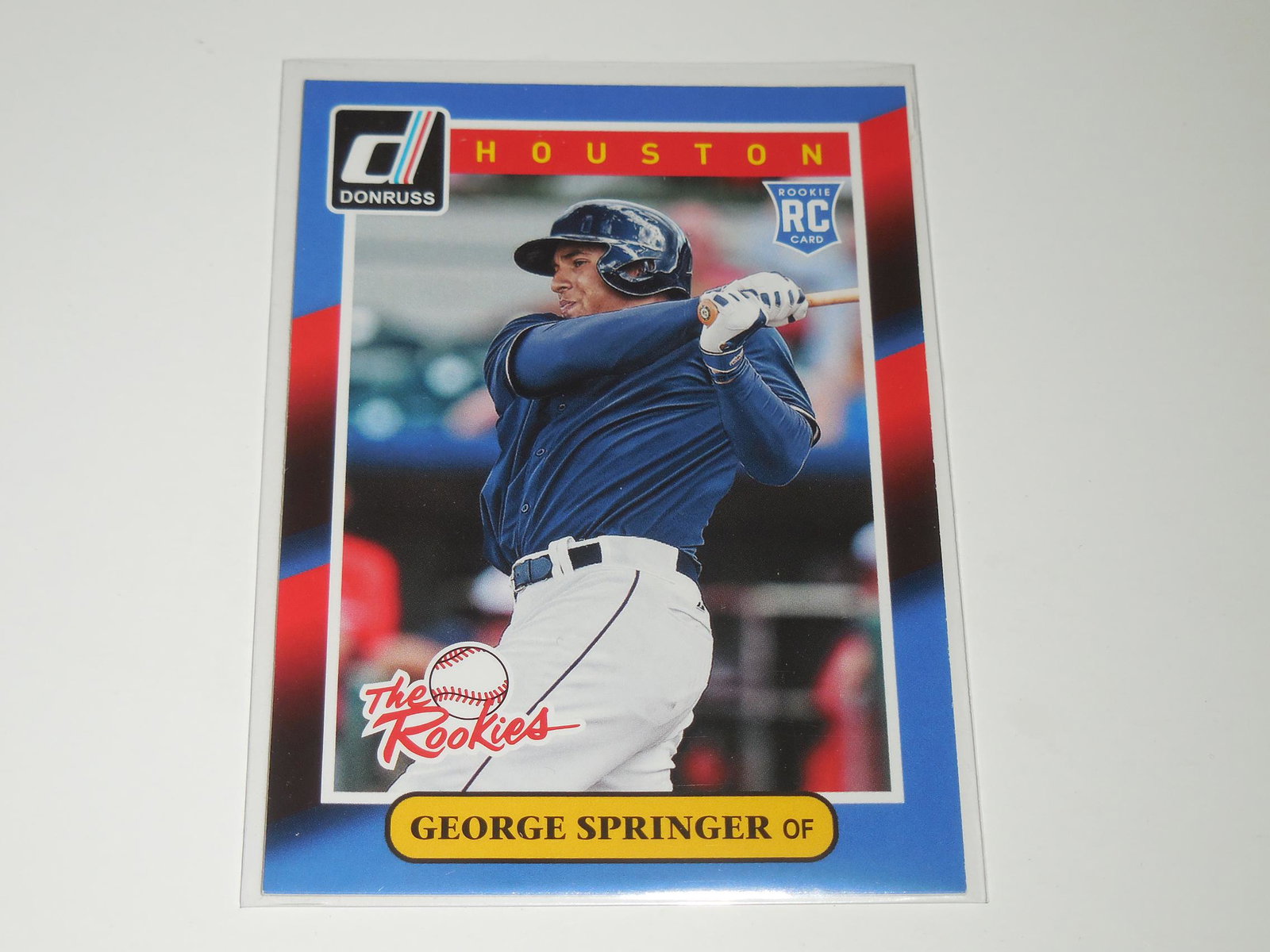 2014 DONRUSS GEORGE SPRINGER ROOKIE CARD - Jul 28, 2021 | Jasper52 in NY
