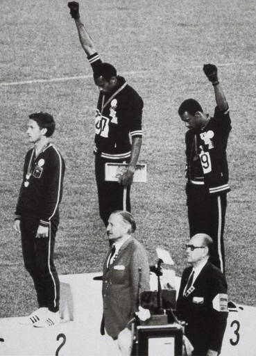 John Dominis "black Power" Salute Olympics, 1968