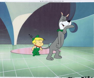 1980's Hanna Barbara The Jetsons Original Cell And Cartoon Sketch