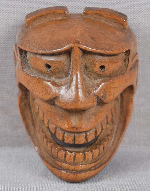 19c netsuke mask NAMANARI / demon Hannya - Sep 08, 2021 | Jasper52 in NY