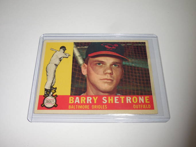 1960 Topps #348 Barry Shetrone Baltimore Orioles