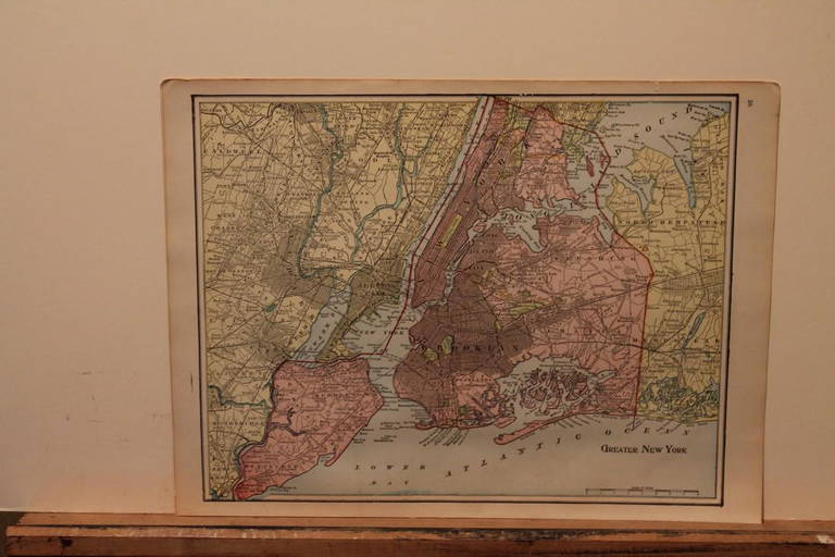 1895 Greater New York Map