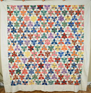 Buy 30's Touching Stars Quilt | Jasper52 In Ny