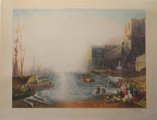 J. M. W. Turner | John Cother Webb Mezzotint "regulus