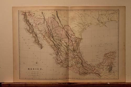 1882 Mexico Map