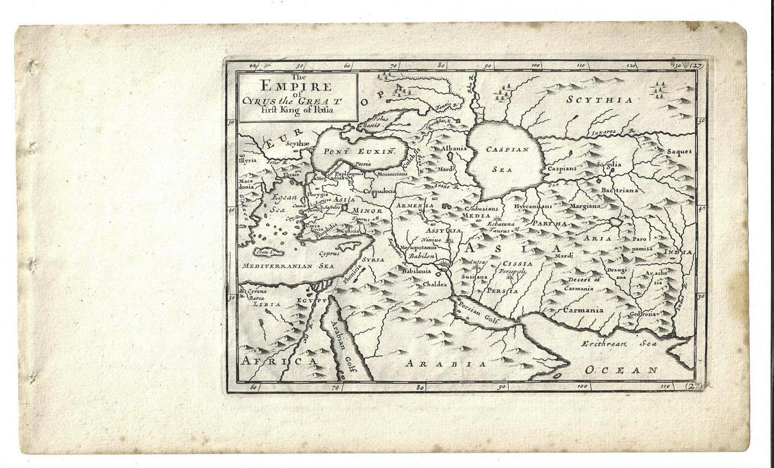 1747 Map of Persian Empire of Cyrus - Nov 02, 2021 | Jasper52 in NY