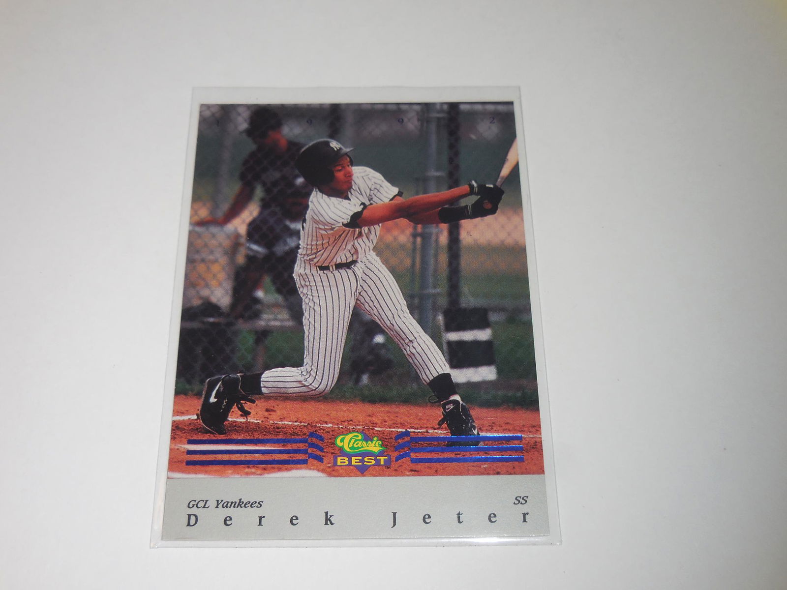 1992 CLASSIC BEST DEREK JETER BLUE ROOKIE CARD YANKEES - Nov 03, 2021 ...