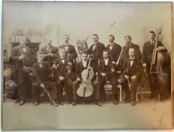 Buy ca. 1890 GROUP ORCHESTRA BAND w MUSICAL INSTRUMENTS | Jasper52 in NY