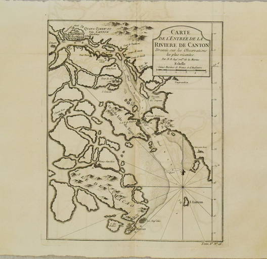 Buy 1750 Bellin Map of Canton to Macao -- Carte de l' | Jasper52 in NY